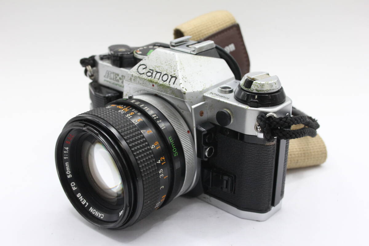 【傷や汚れあり】Y521 キャノン Canon AE-1 Program Canon Lens FD 50mm F1.4 S.S.C. ボディレンズセット ジャンクの落札情報詳細 - ヤフオク ...