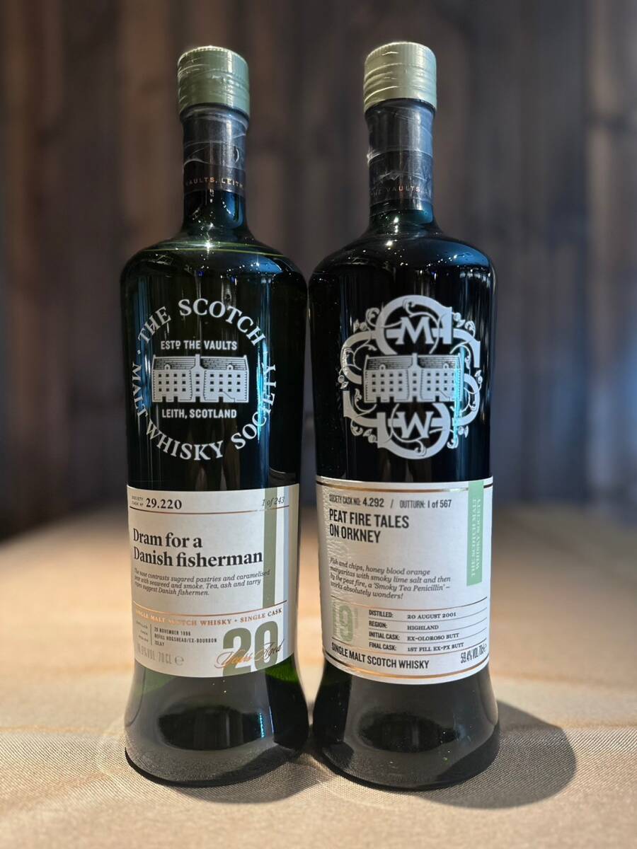 【未使用】②2本セット SMWS Highlandparkハイランドパーク 19年 4.292 Laphroaigラフロイグ 20年 29. ...