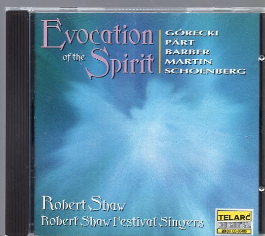【目立った傷や汚れなし】Evocation of the Spirit / Shaw, Robert Shaw Festival ...