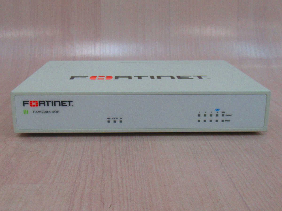 【やや傷や汚れあり】 Ω XY 15010# 保証有 Fortinet【 FG-40F 】FortiGate-40F UTM FW：v6.2. ...