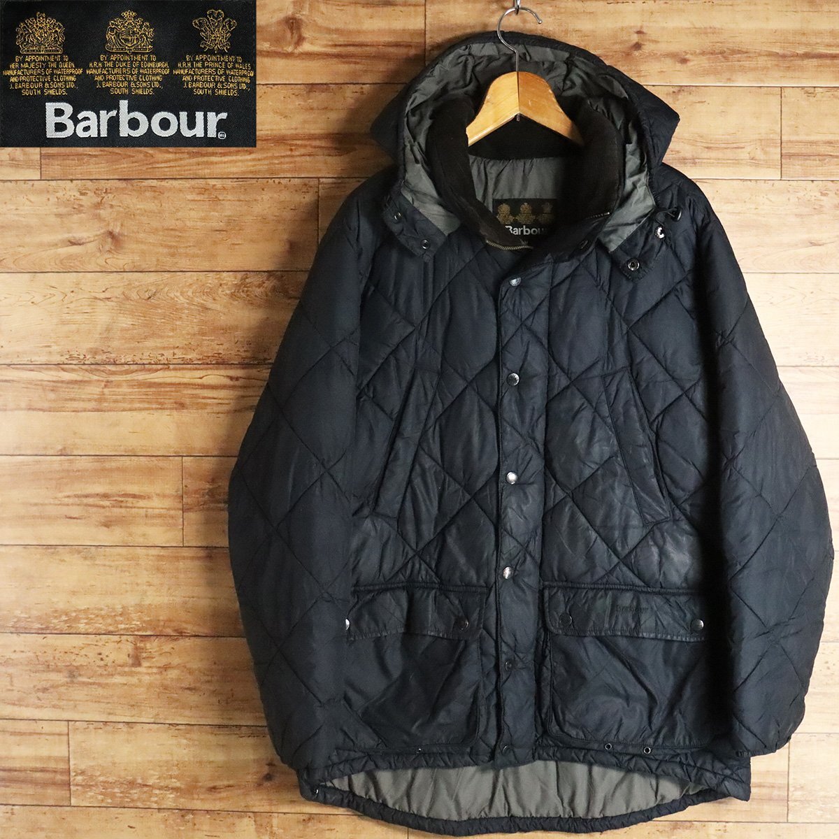 【傷や汚れあり】F9T/R3.20-5 Barbour バブアー EXPLORER エクスプローラージャケット キルティングジャケット ...