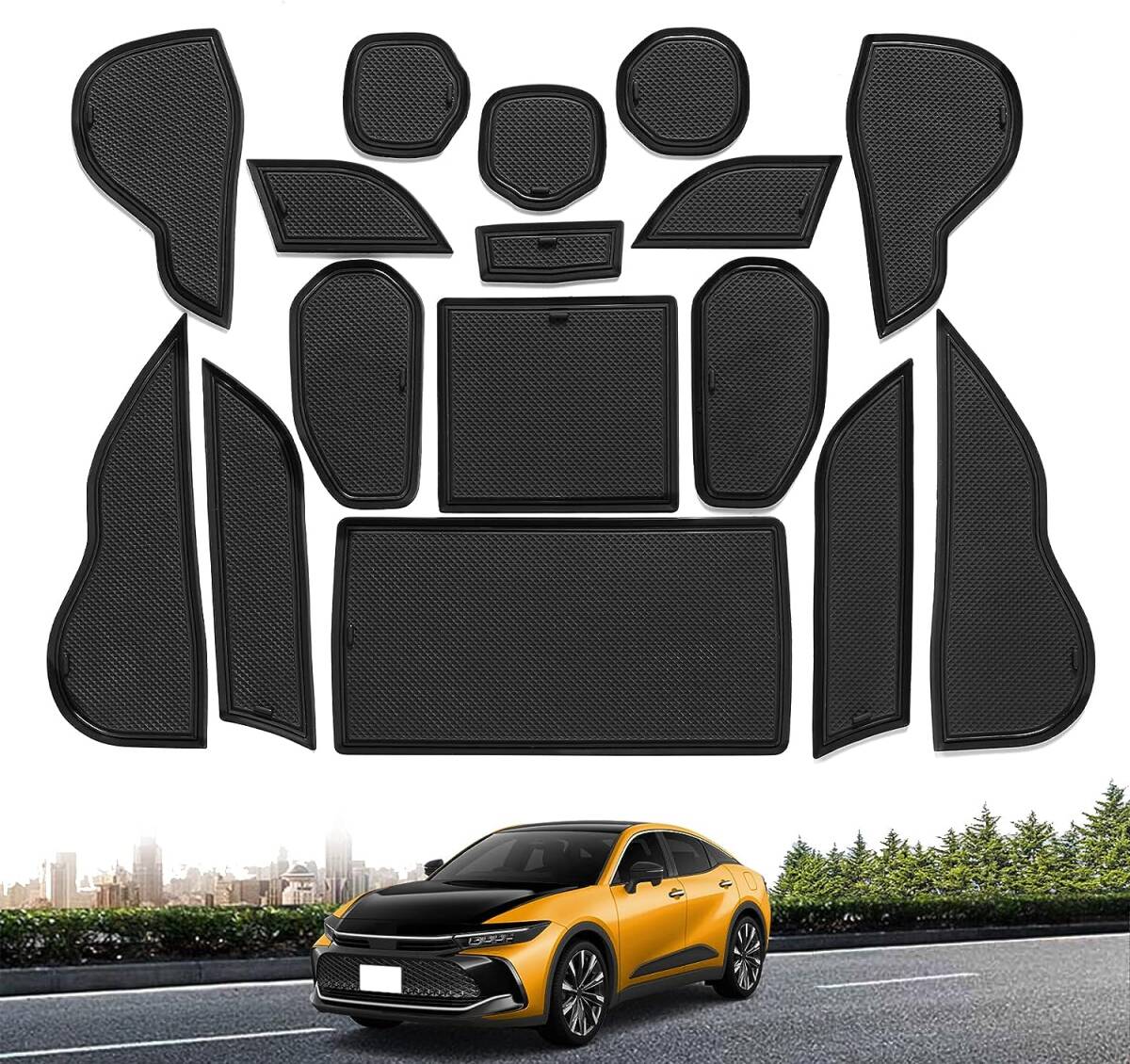 【未使用】トヨタ 新型 クラウン 16代目 35系 TZSH35/AZSH35型 (2022.9~) ラバーマット ドアポケットマットの落札情報詳細 - Yahoo!オークション落札価格検索 ...