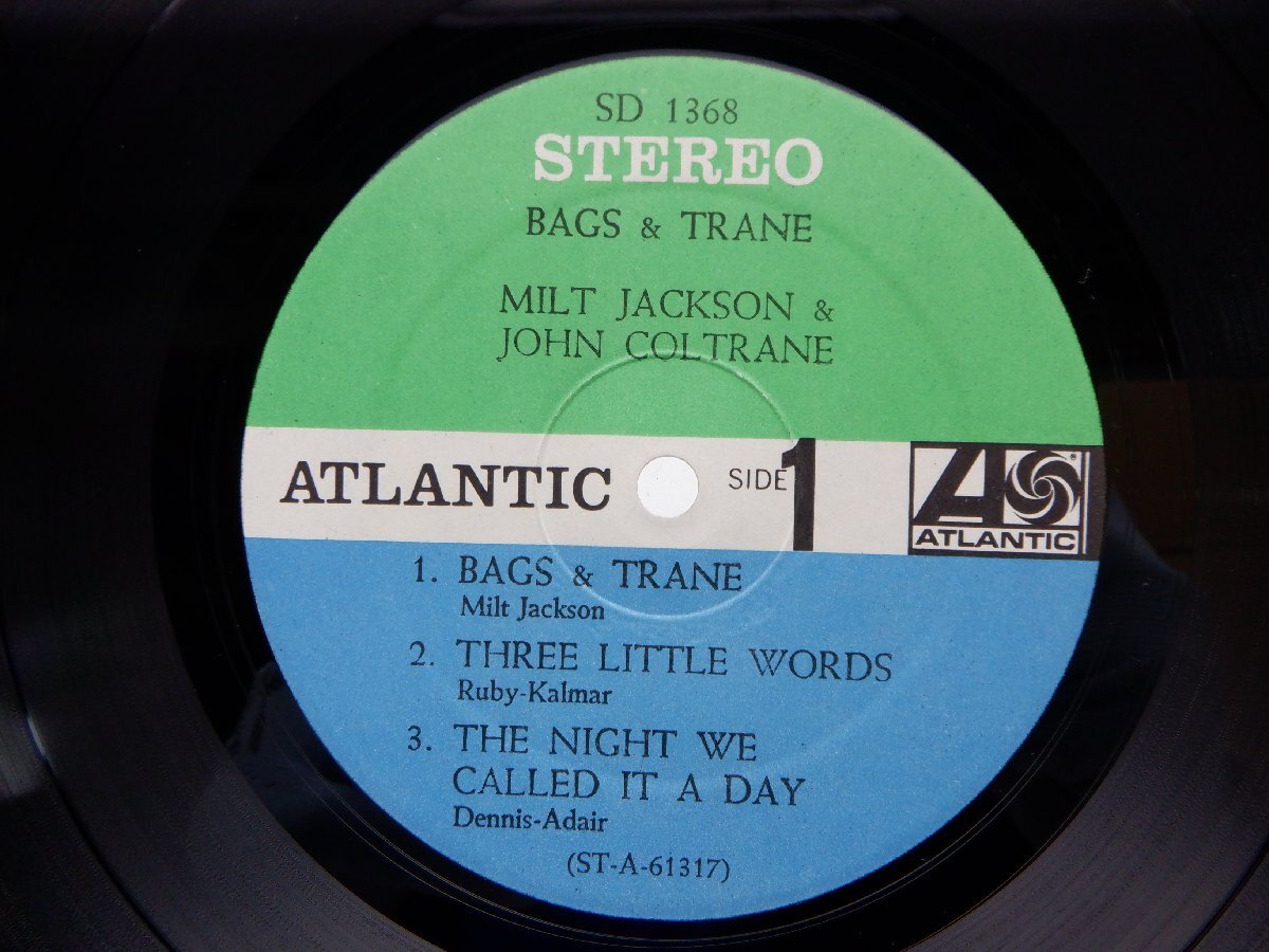 【やや傷や汚れあり】Milt Jackson「Bags & Trane」LP（12インチ）/Atlantic(1368)/ジャズの落札情報詳細 ...