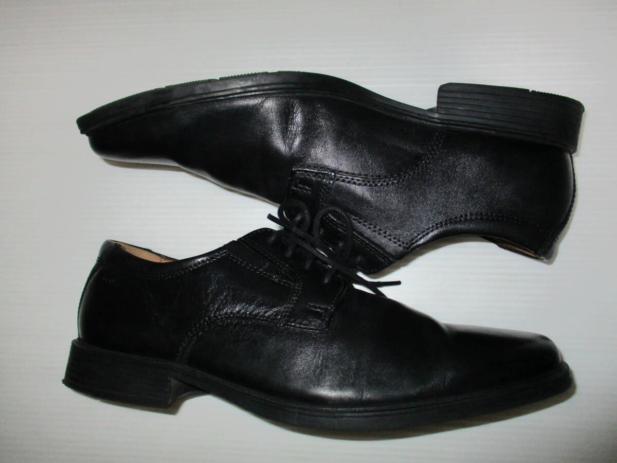 【やや傷や汚れあり】collection by clarks クラークス レザーシューズ 革靴 黒 UK8G US9M EU42 CN265 ...