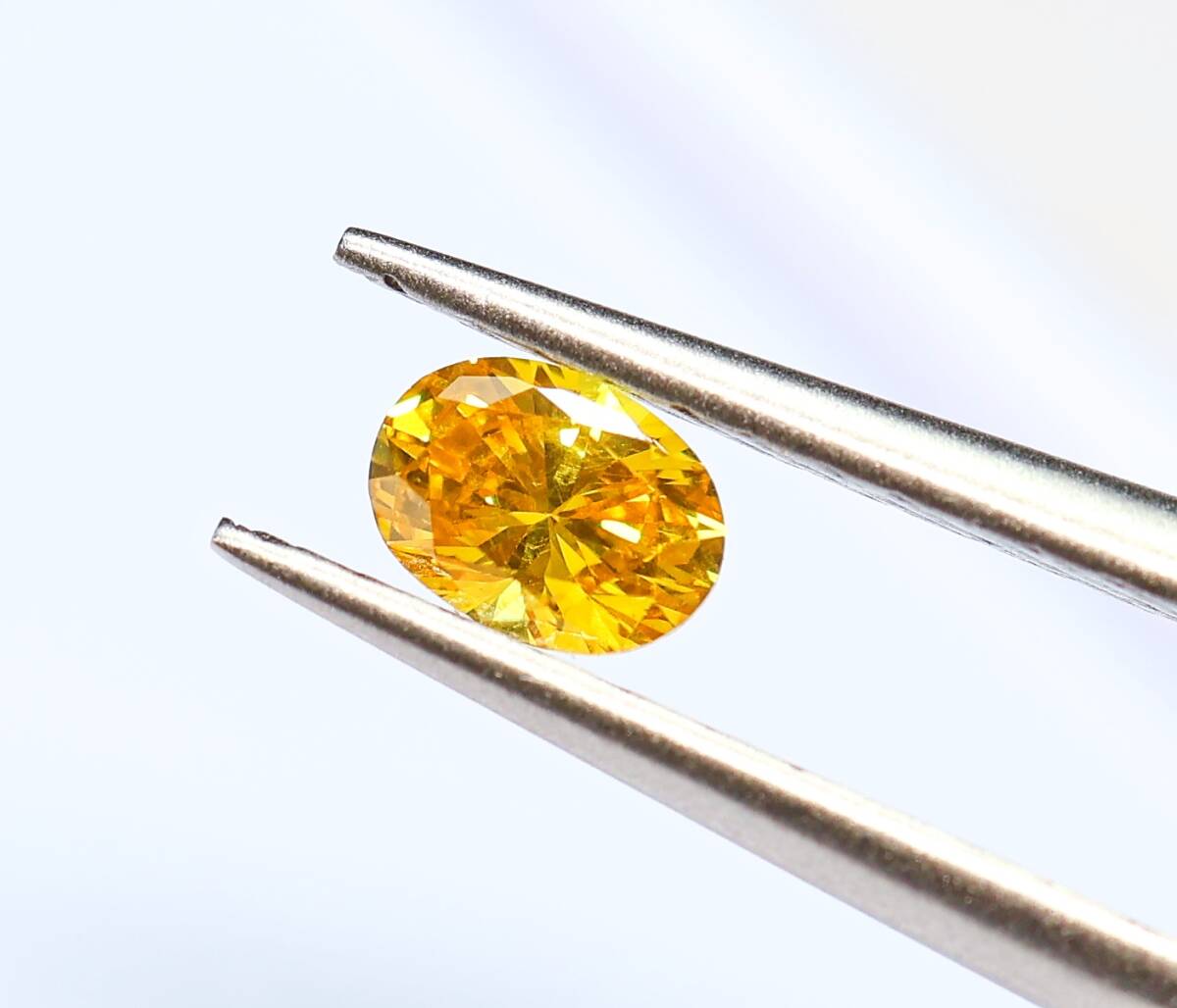 【目立った傷や汚れなし】【100円～】0.160ct 天然ダイヤ FANCY VIVID ORANGY YELLOW（ナチュラルカラー）SI2 OVカットの落札情報詳細 - Yahoo ...