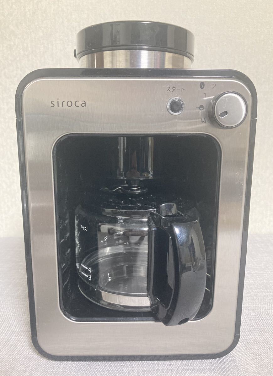 【目立った傷や汚れなし】新生活応援価格！！ siroca コーヒーメーカー SC-A211 シロカ 豆の落札情報詳細 - ヤフオク落札価格検索 オークフリー