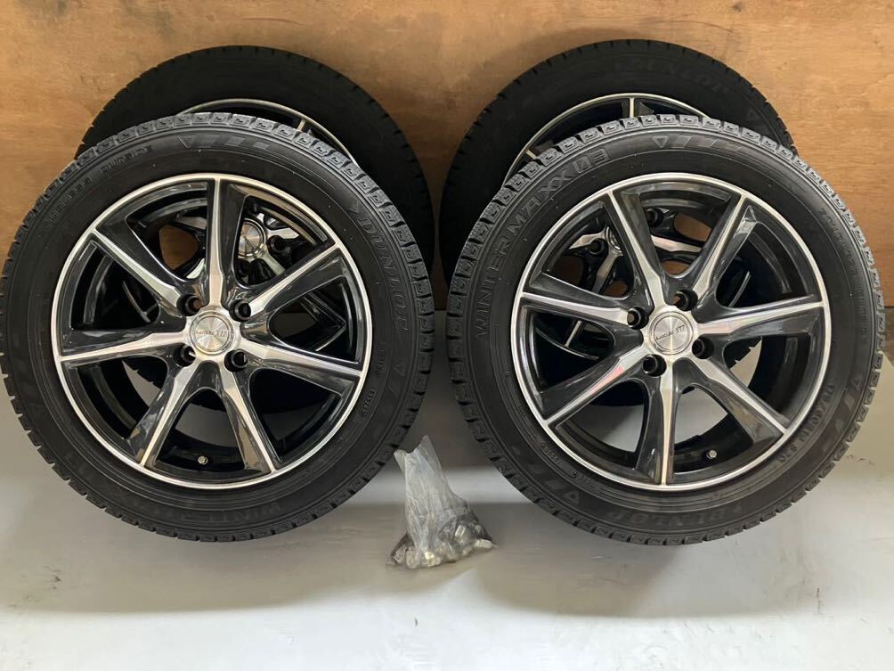 【やや傷や汚れあり】L320-22 送料無料 195/85R15 113/111L スタッドレスタイヤ LT 6本セット ダンロップ WINTER MAXX LT03M 8分山 溝たっぷり ...