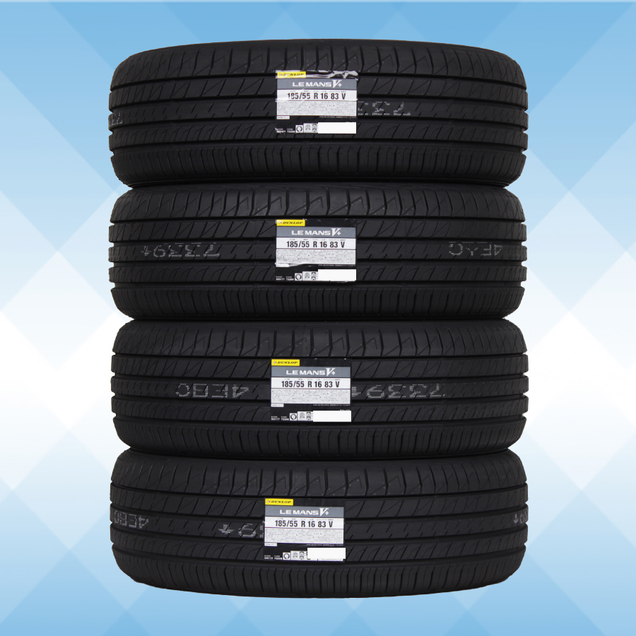 【未使用】185/55R16 83V DUNLOP ダンロップ LE MANS V＋ 5＋ ルマン 5 プラス 23年製 正規品 送料無料 4本税込 \53,200より 1の落札情報詳細 ...