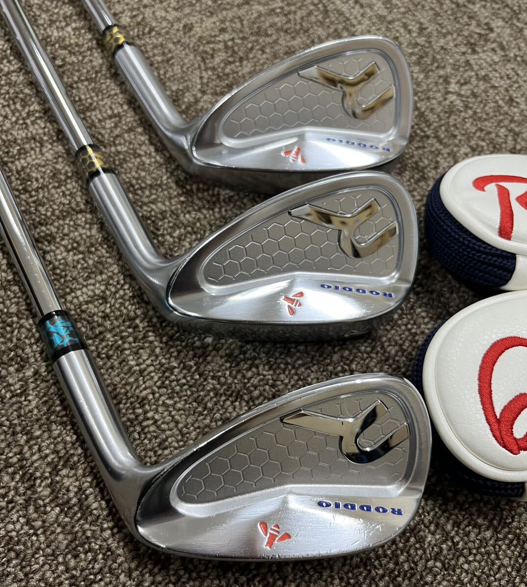 【やや傷や汚れあり】即決送料無料☆名器!希少!中古品!RODDIO ロッディオ ウェッジ PC FORGED PCフォージドQ 46°/R 51°/S 56° 3本SET ...