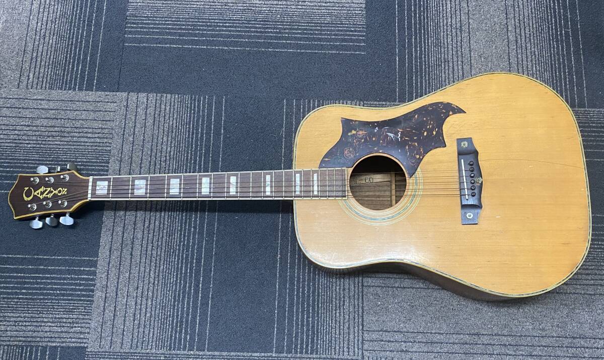 【傷や汚れあり】[アコースティックギター]CYANON/キャニオン W-60 弦切れ/未調律 ジャンク扱い ケースなし アンティーク[中古 ...