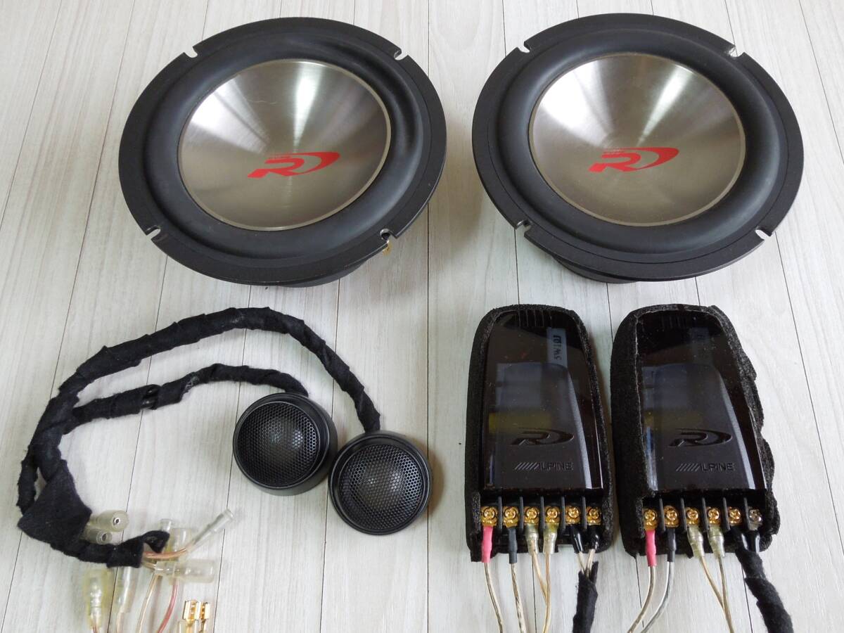 【傷や汚れあり】 ALPINE SPR-176A アルパイン ALPINE USA TYPE-R USモデル 2WAY スピーカー 中古 の ...
