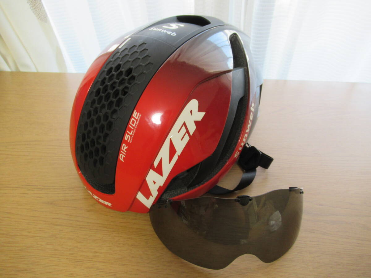 【やや傷や汚れあり】ヘルメット LAZER LZB-31R Mサイズ 55-59cm 360g ロードバイクの落札情報詳細 - ヤフオク落札価格検索 オークフリー