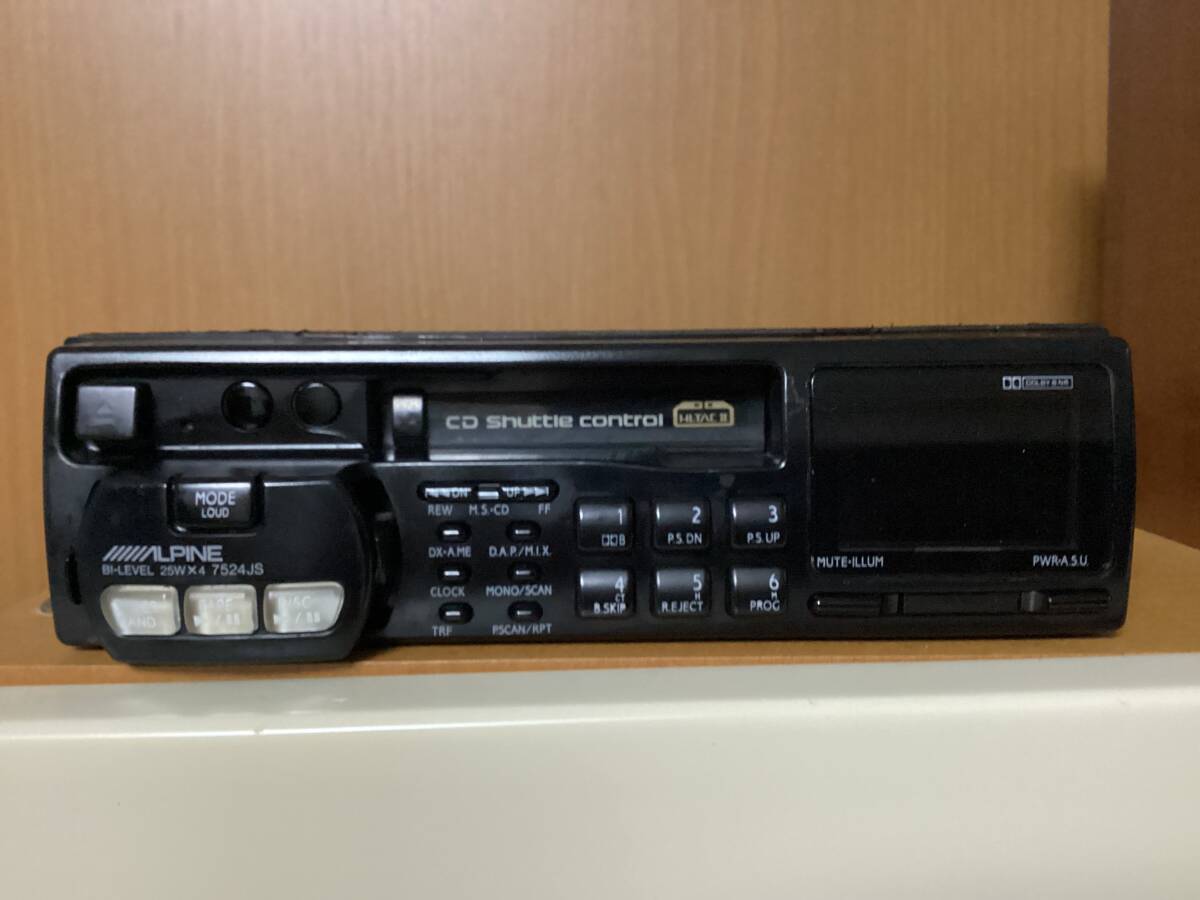 【傷や汚れあり】★即決★ALPINE 7524JS/アルパイン/部品取りに/電源ハーネス無/カセットデッキの落札情報詳細 - Yahoo ...