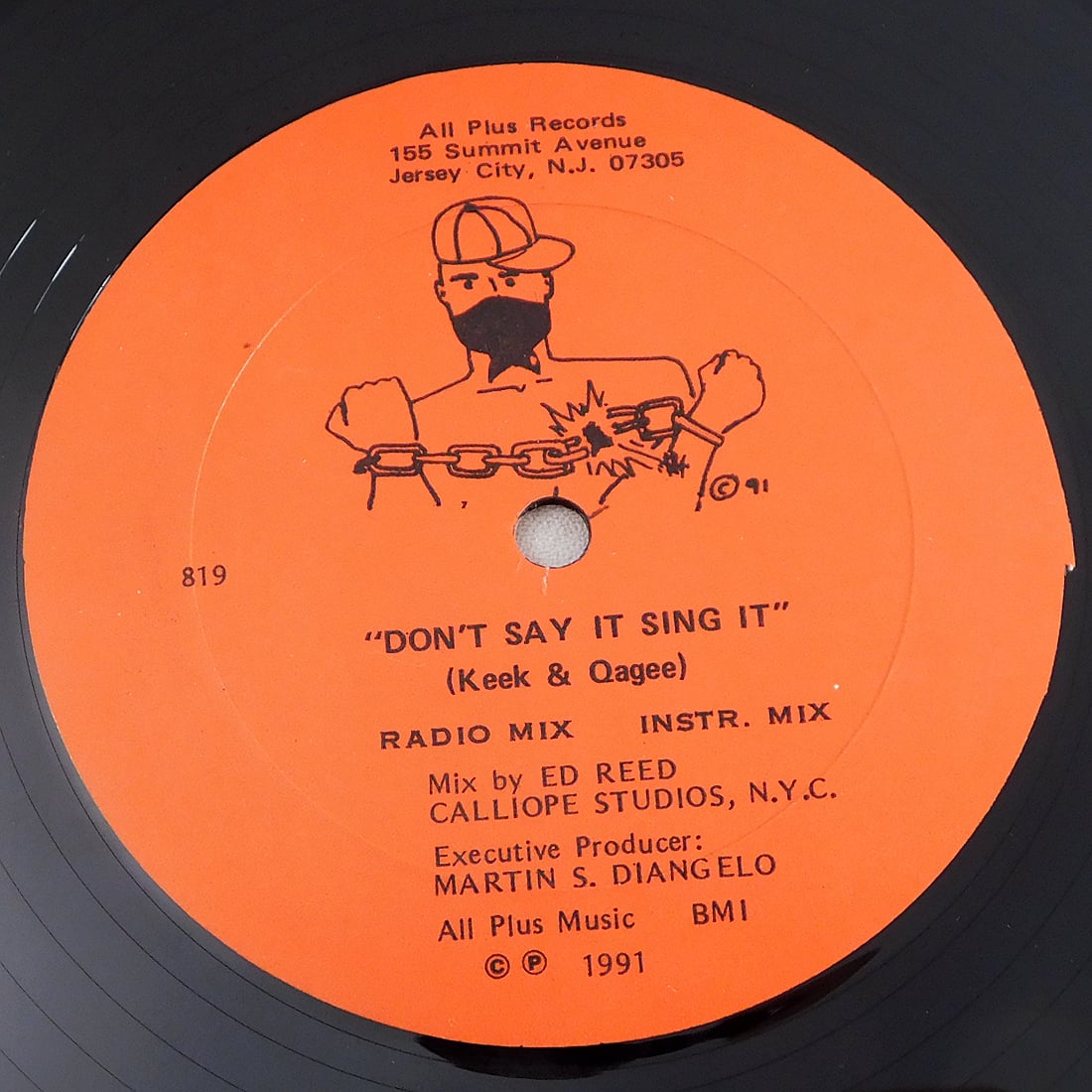 【目立った傷や汚れなし】オリジ 希少! 12インチ「KEEK & QAGEE/DON'T SAY IT SING IT」AP-819/DJ ...