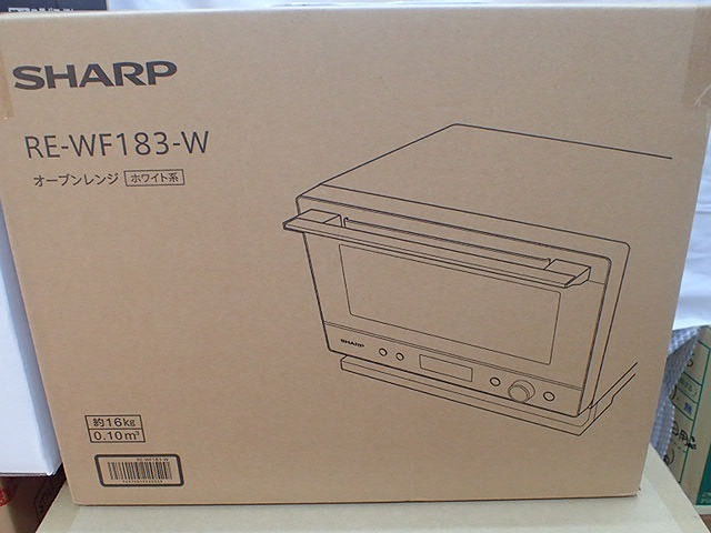 【未使用】【大黒屋】新品・未開封!!☆SHARP シャープ オーブンレンジ RE-WF183-W☆の落札情報詳細 - ヤフオク落札価格検索 ...
