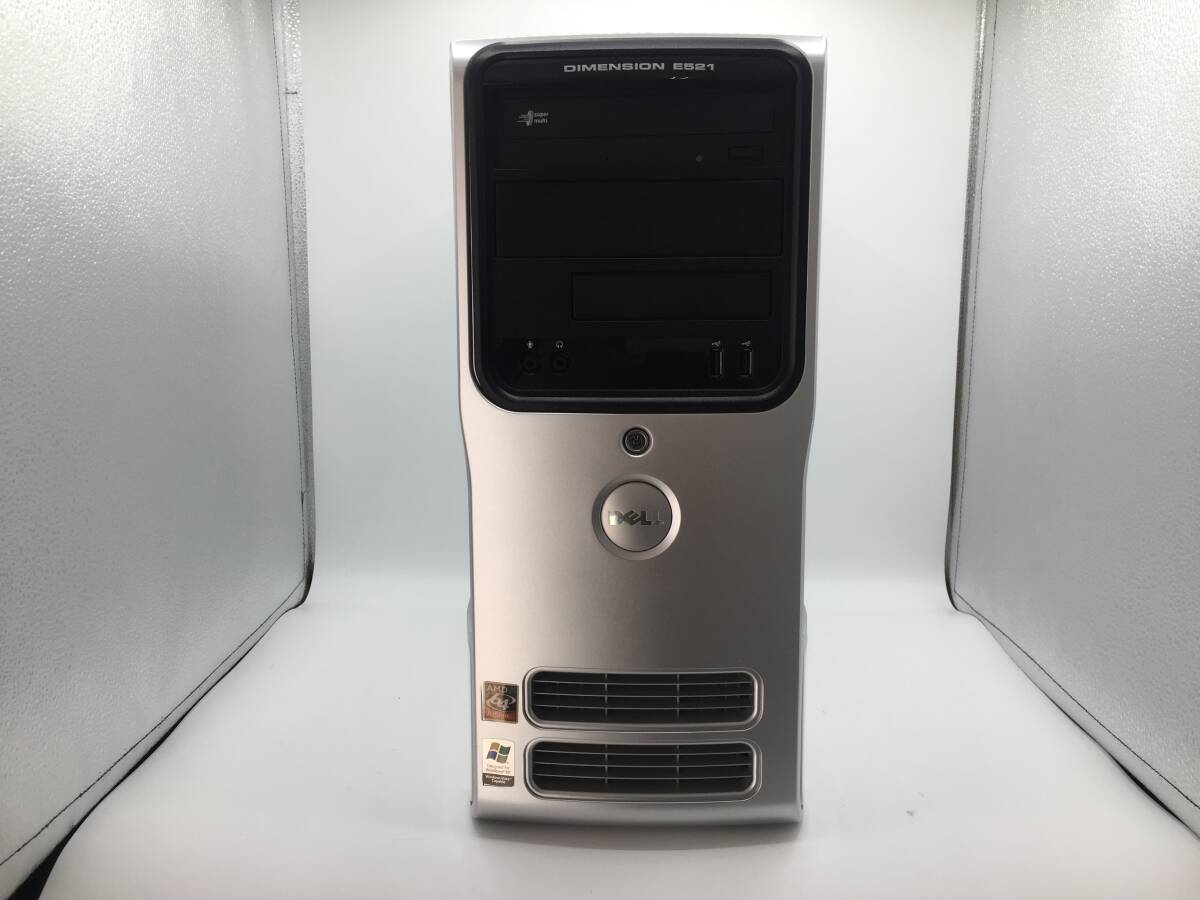 【傷や汚れあり】【希少】DELL DIMENSION E521 / AMD Athlon / 3GB / 500GB / WindowsXP / レトロ 中古 パソコン / DVD / 動作品 ...