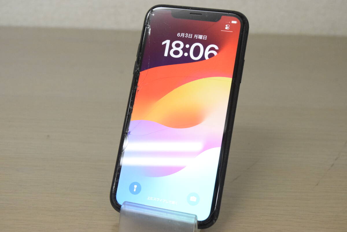【傷や汚れあり】※画面割れ SIMフリー Apple iPhone XR MT0G2J/A ブラック 本体 セット 128GB 79％/バッテリー交換推奨品 1K704の落札情報詳細 ...