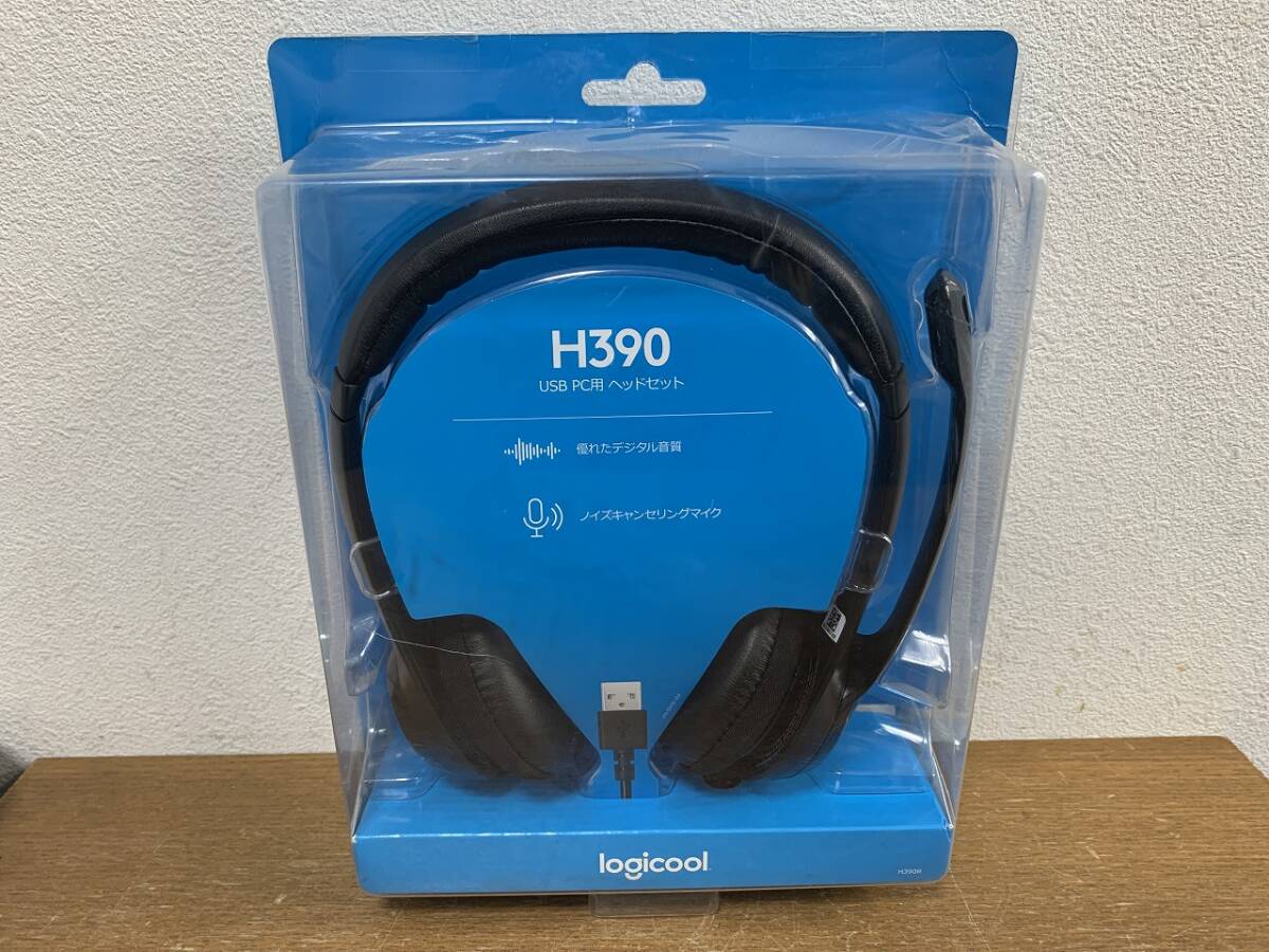 【未使用に近い】☆14512 未使用 ロジクール/Logicool USB PC用 ヘッドセット H390☆の落札情報詳細 - ヤフオク落札価格検索 オークフリー