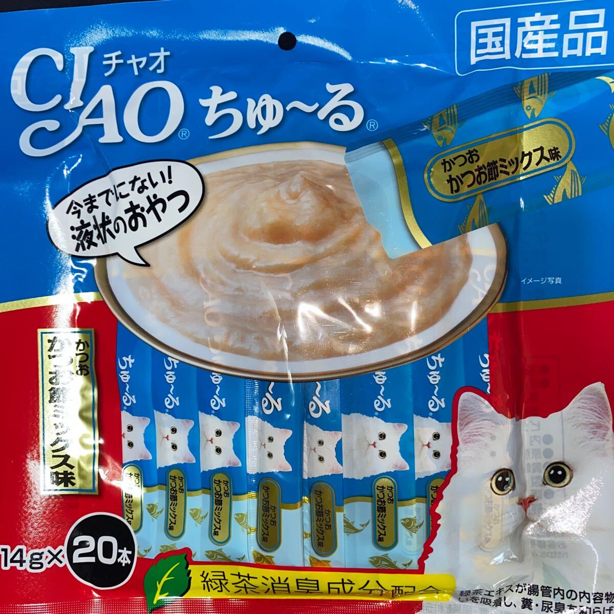 【未使用に近い】賞味期限 2025.2 いなば CIAO ちゅ～る かつお かつお節ミックス味 14g×20本の落札情報詳細 - Yahoo!オークション落札価格検索 オークフリー