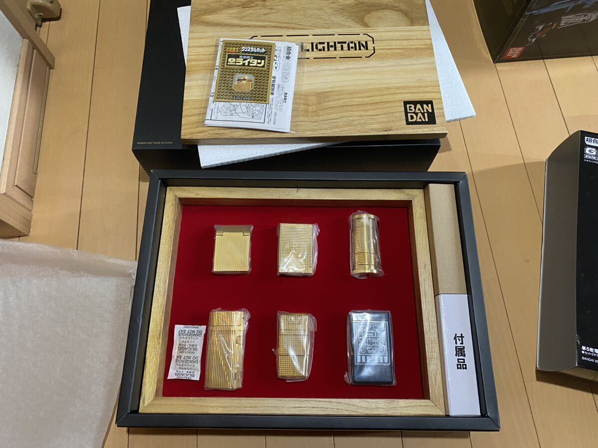 【未使用】内未開封 超合金 ゴールドライタン Complete set of 6 GOLD LIGHTAN LIMITED VERSION ...