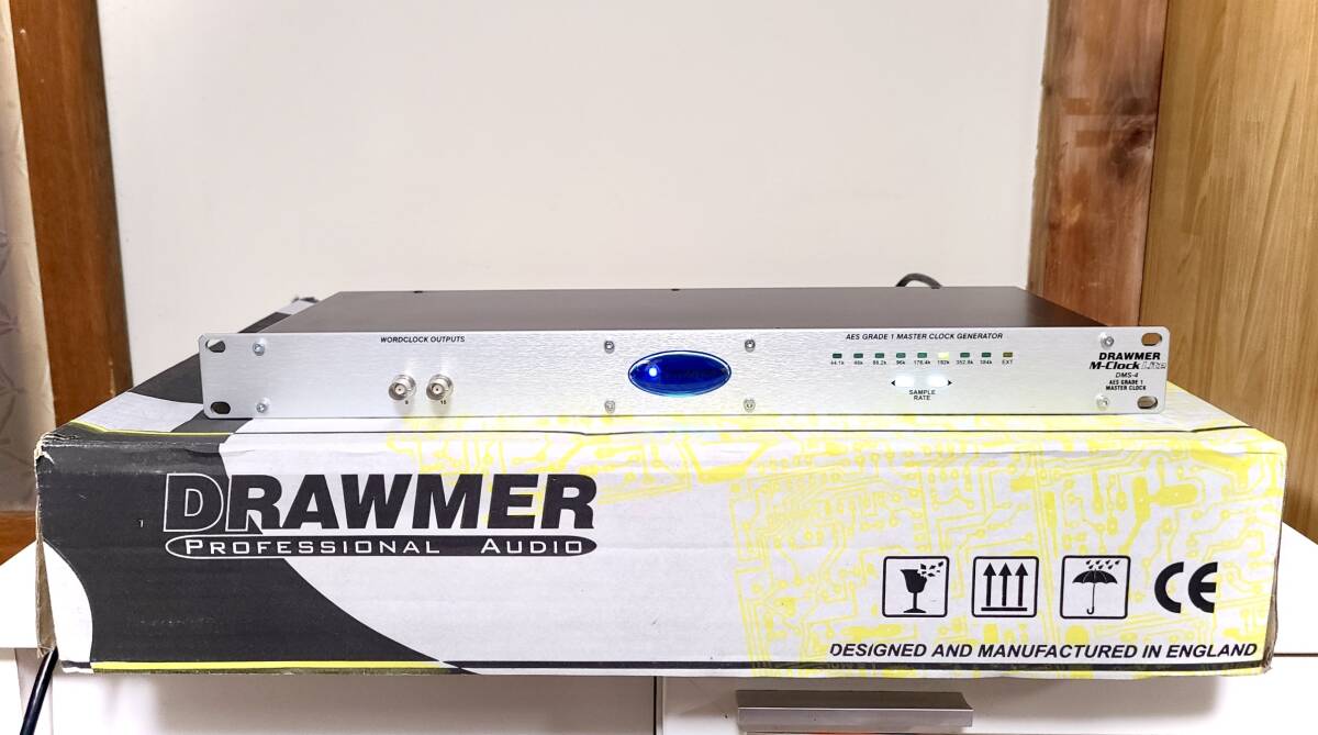 【やや傷や汚れあり】Drawmer M-Clock Lite DMS-4 マスタークロックジェネレーター MADE IN ENGLAND 192k/384kに対応 Antelope級の音質 ...