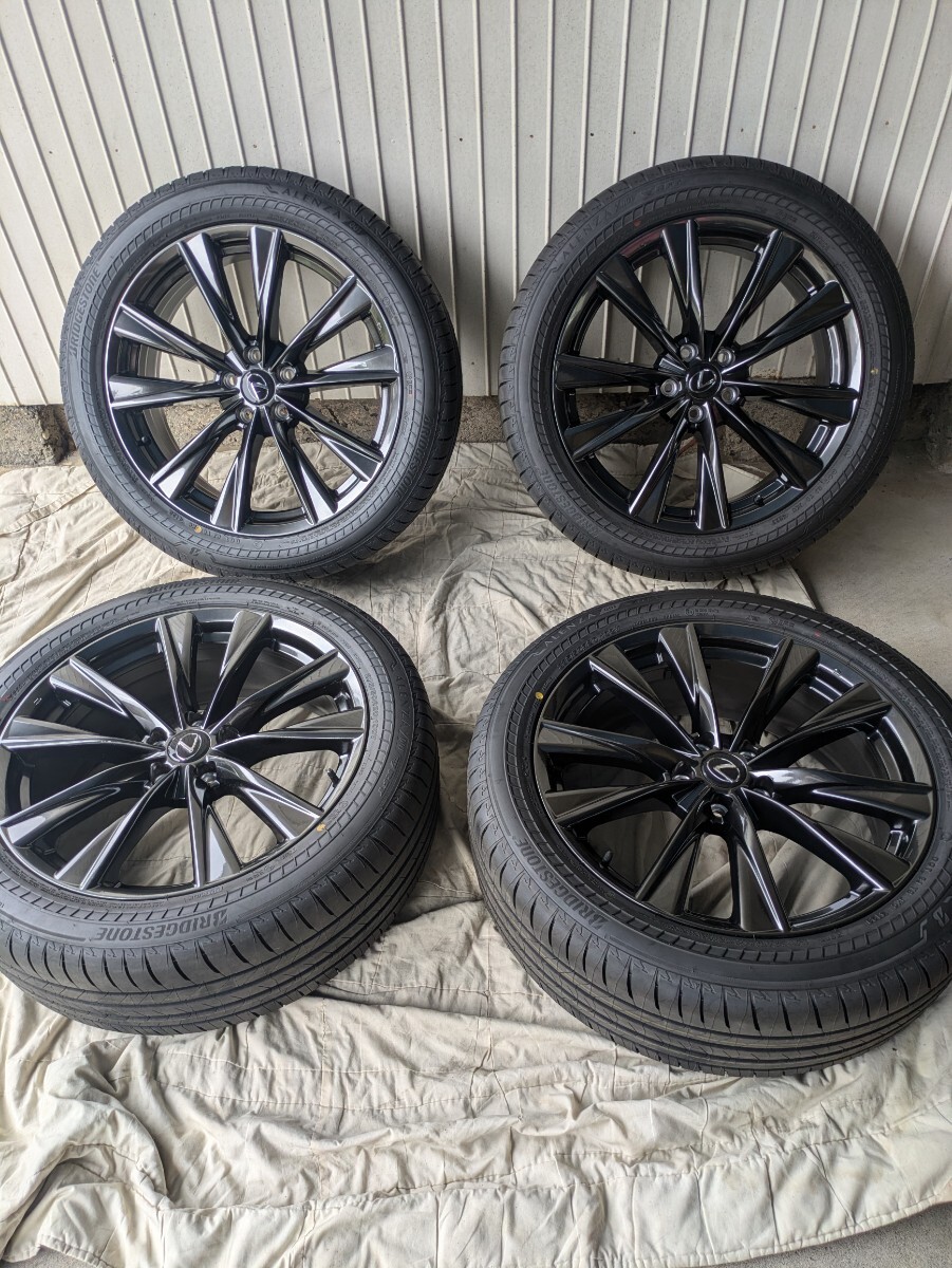 【未使用に近い】*送料無料* 新車外し！★現行レクサス NX Fスポーツ 純正 235/50R20 ブリヂストン アレンザ 001 RFT 20インチ PCD114.3/5H★送料は一部相談の ...