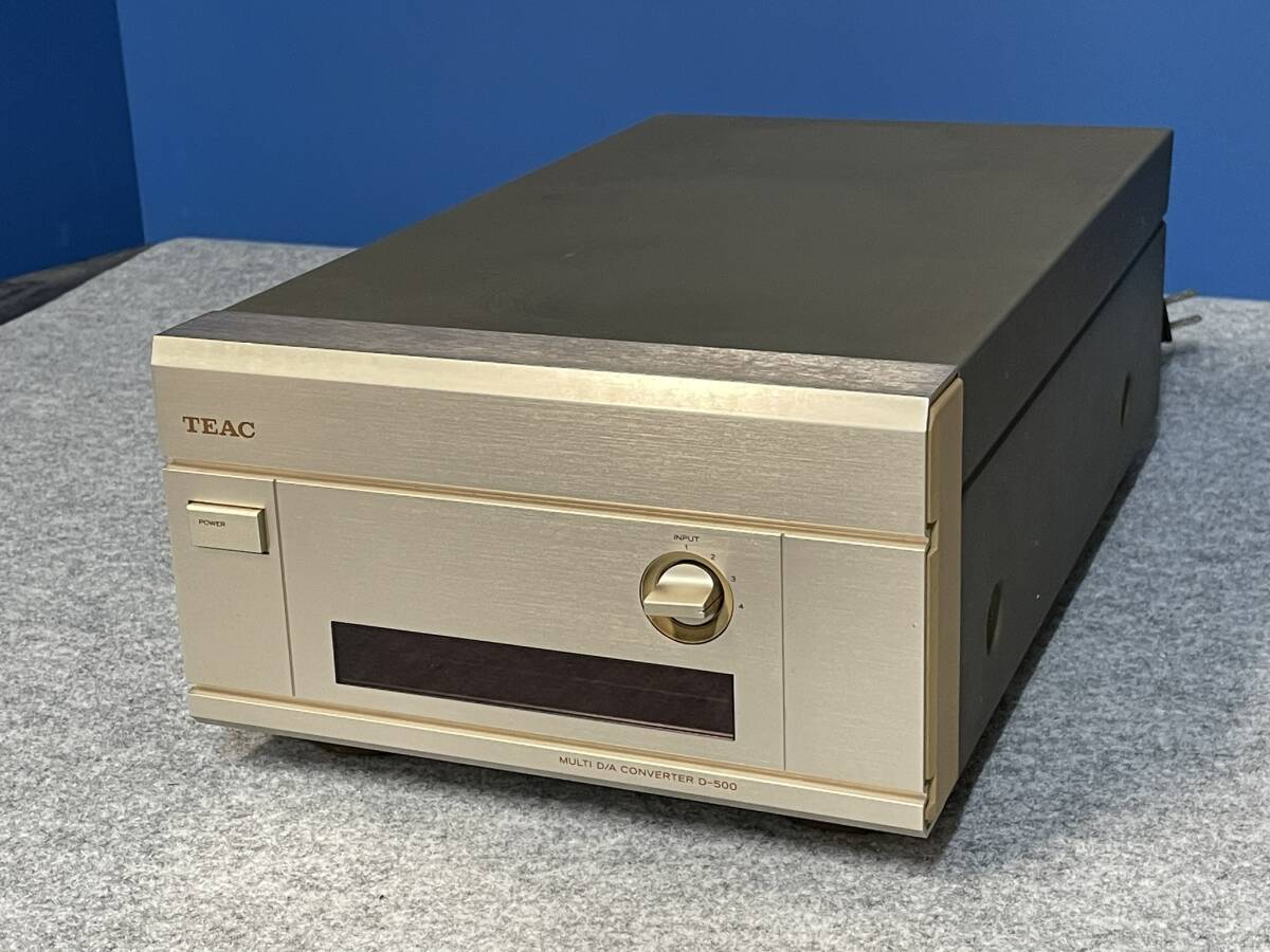 【やや傷や汚れあり】希少 ティアックTEAC☆ D-500 MULTI D/A CONVERTER☆D/Aコンバーター☆の落札情報詳細 - Yahoo!オークション落札価格検索 オークフリー