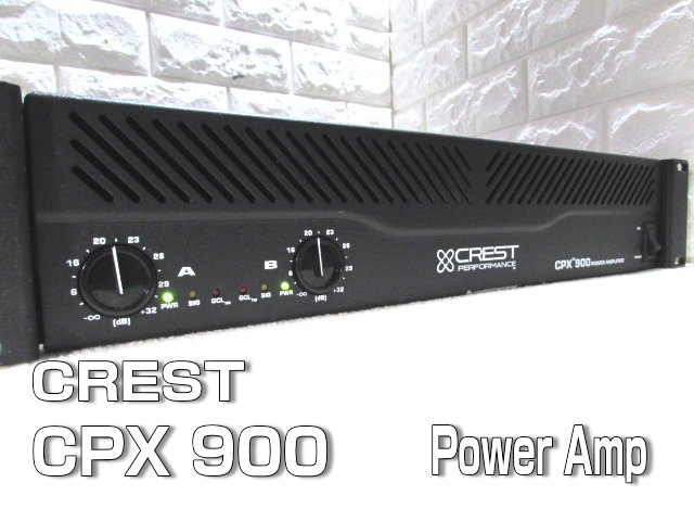 【目立った傷や汚れなし】出音良好 CREST CPX900 美品です /クレストパフォーマンス パワーアンプ チェック済の落札情報詳細 ...