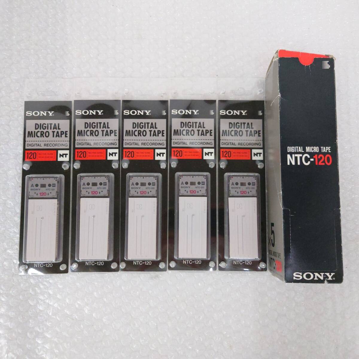 【全体的に状態が悪い】24名/A055696-10/C081-218/IK3000【名古屋】SONY ソニー NTC-120 DIGITAL MICRO TAPE 5点まとめの落札情報詳細 ...