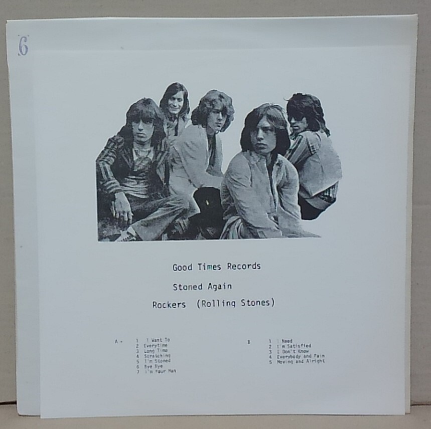 【やや傷や汚れあり】【LP】ROLLING STONES / STONED AGAIN ROCKERS BOOTLEG GOOD TIME ...