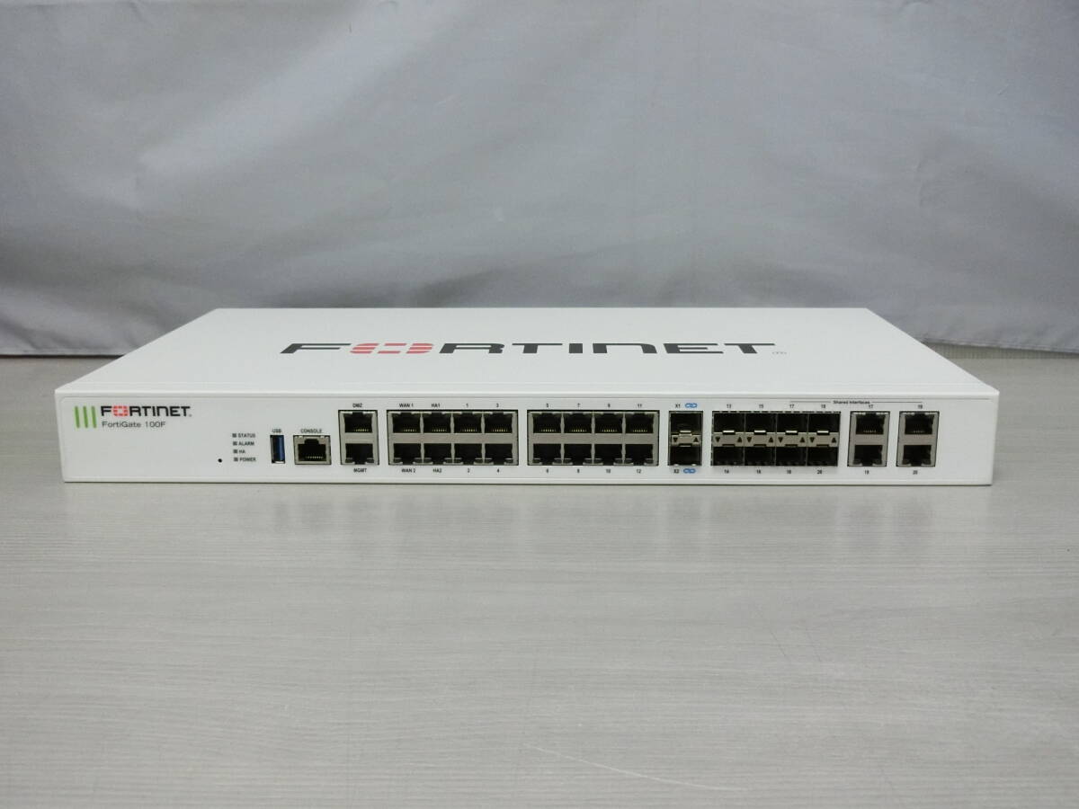 【やや傷や汚れあり】 FORTINET FortiGate-100F FG-100F の落札情報詳細 - Yahoo!オークション落札価格検索 ...