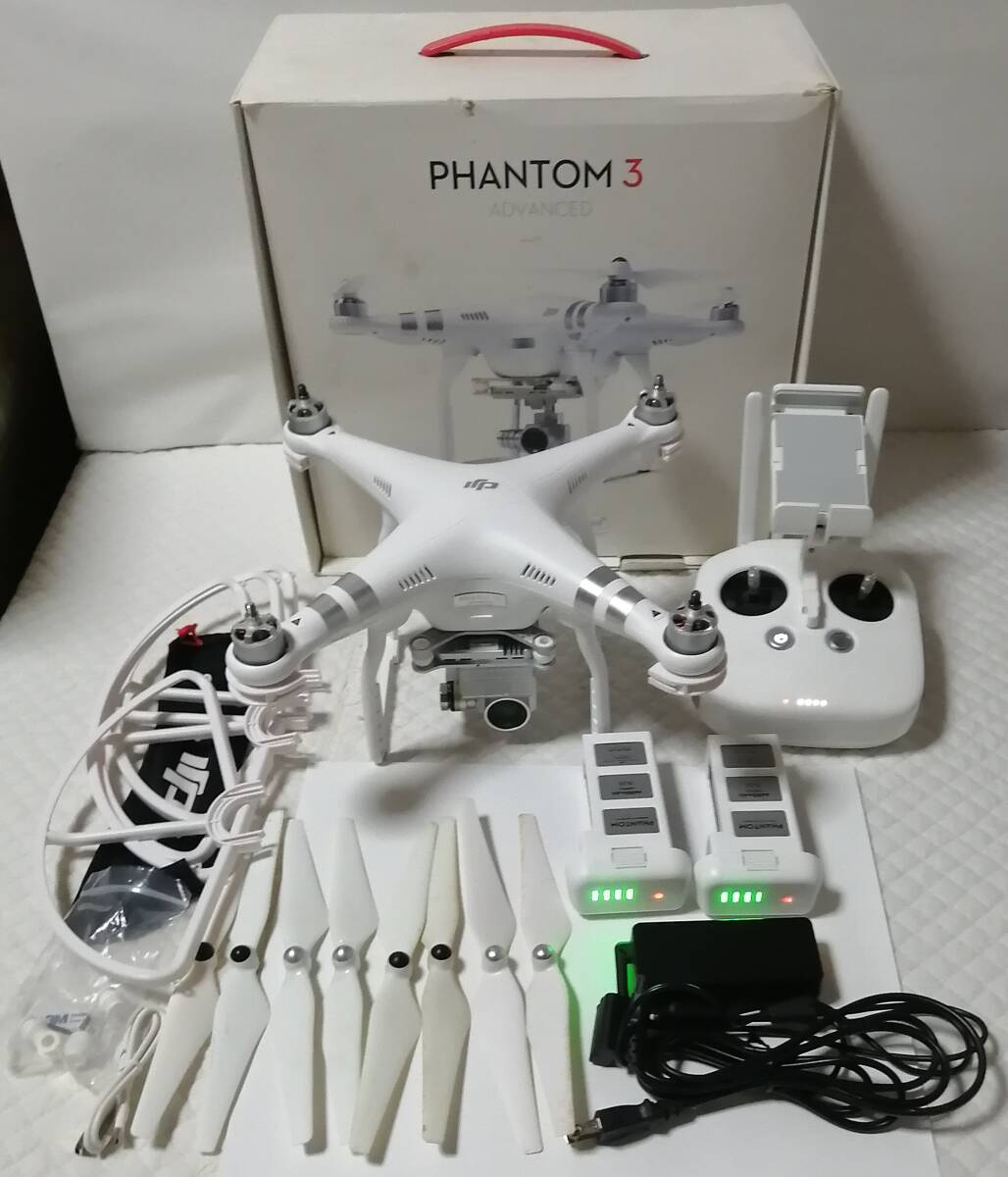 【やや傷や汚れあり】DJI ドローン Phantom3 Advanced W322 動作確認済 の落札情報詳細 - Yahoo!オークション落札価格検索 オークフリー