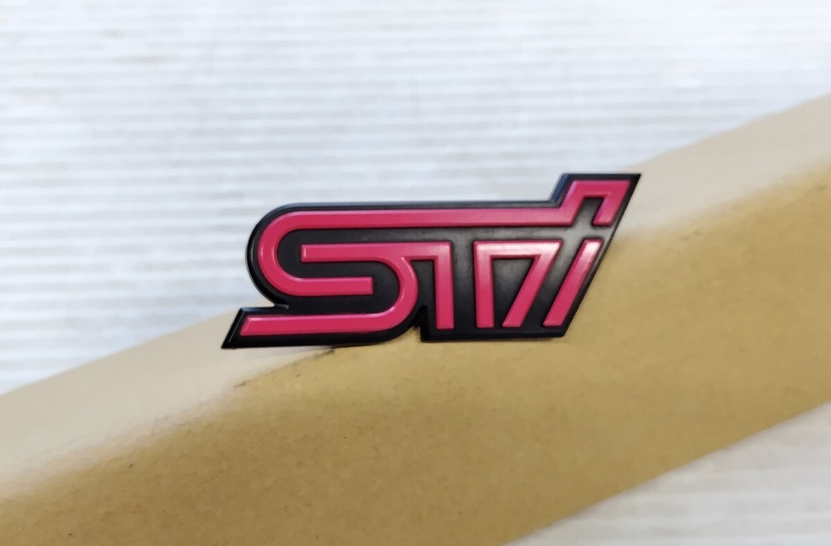 【やや傷や汚れあり】【送料無料】インプレッサ GDB WRX STI 純正 エンブレム フロントグリル GDA GGA GGB レガシィ フォレスター SUBARU impreza STi ...