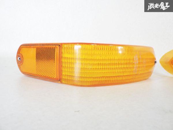 【やや傷や汚れあり】フォルクスワーゲン 純正 空冷ビートル タイプ3 70y~74y ウインカー レンズ のみ 左右 セット 即納 棚25Lの ...