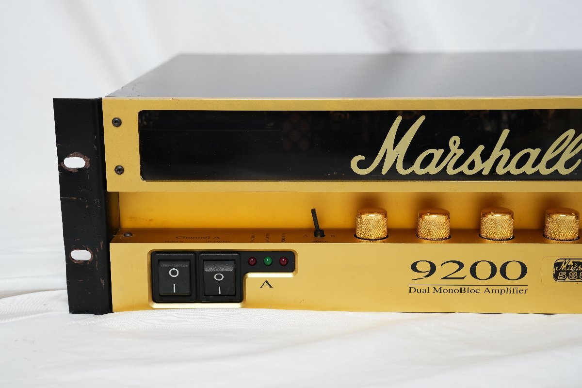 【傷や汚れあり】★MARSHALL★9200 Dual Mono Bloc Amplifier デュアルチューブ パワーアンプ マーシャル★の ...