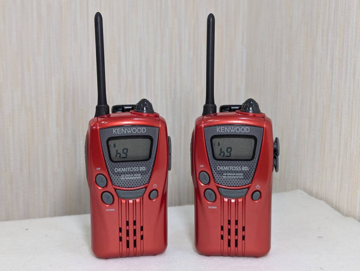 【やや傷や汚れあり】動作美品 KENWOOD UBZ-LK20 レッド2台セット 特定小電力トランシーバーの落札情報詳細 - Yahoo ...