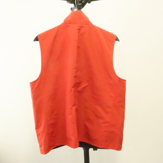 【やや傷や汚れあり】V798 2000年代製 チャップス CHAPS ポリエステルベスト 00s 表記Lサイズ レディース リバーシブル ネイビー 紺 オレンジ アメカジ 古着の落札情報詳細 ...