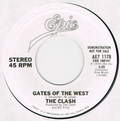 【未使用に近い】 THE CLASH / GATES OF THE WEST / GROOVY TIMES [US 45 7inch ...