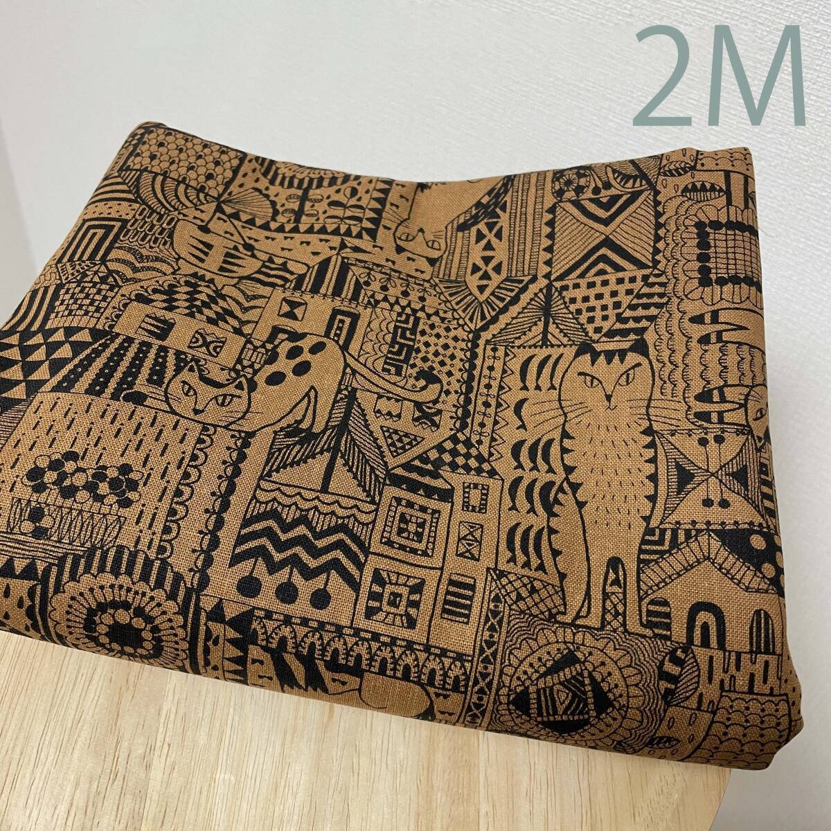 【未使用】【isso ecco】2m綿麻キャンバス生地はぎれ布ネコと家★猫ねこ北欧デザインの落札情報詳細 - Yahoo!オークション落札価格検索 オークフリー