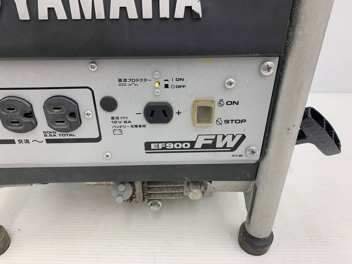 【やや傷や汚れあり】1/15☆YAMAHA ヤマハ EF900 FW 発電機 ポータブル発電機 ガソリンエンジン アウトドア 非常用☆A2の ...