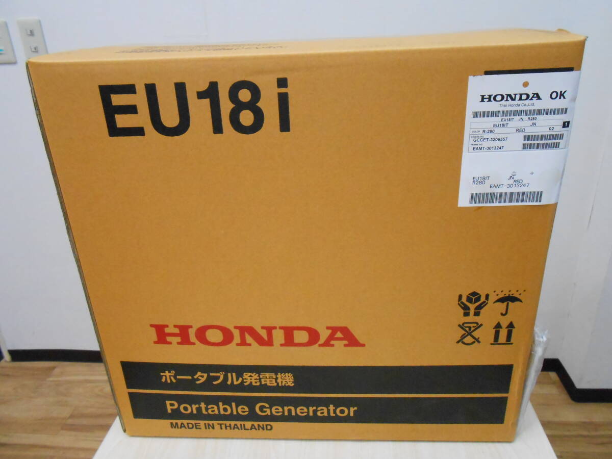 【未使用】26546 新品 未使用 未開封 HONDA ホンダ ポータブル発電機 EU18i Portable Generater インバータ ...