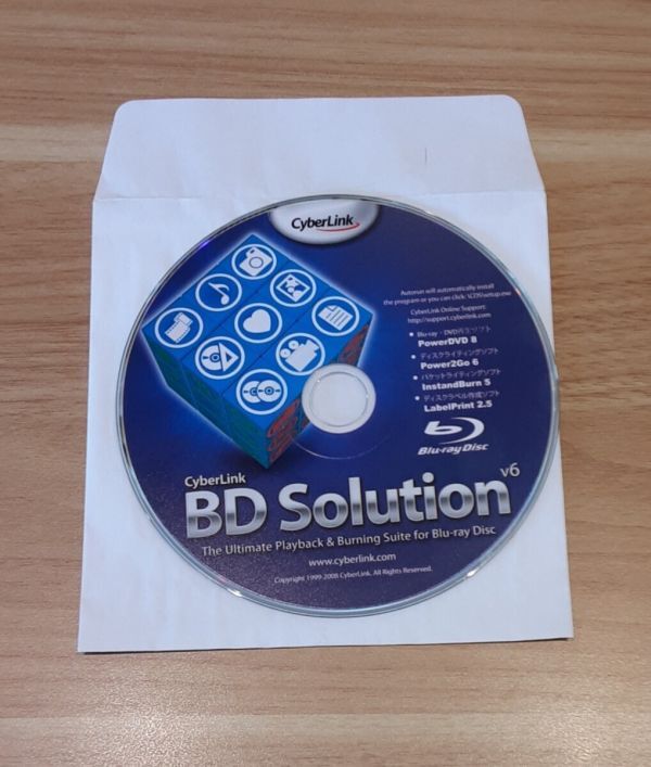 【傷や汚れあり】【読み込み未確認】Cyber Link BD Solution v6 / PowerDVD8 / Power2Go6 ...