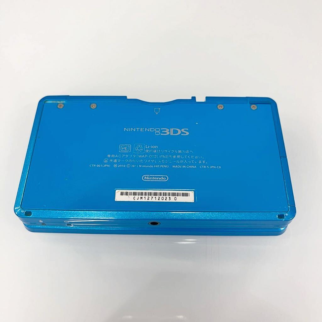 【傷や汚れあり】☆【Nintendo/任天堂/ニンテンドー】3DS 本体 ※ジャンク CTR-001 ライトブルー 初期化済 箱無 ...
