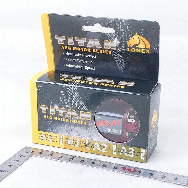 【未使用】LONEX ハイトルク＆ハイスピード モーター TITAN A1 ミディアム AEG 電動ガン トイガン パーツ カスタム 在庫品 HW075s の落札情報詳細 - Yahoo ...