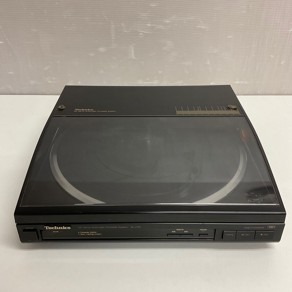 【やや傷や汚れあり】営AB35-80Y Technics テクニクス オートマチック ターンテーブル SL-J11R オーディオ機器 音響機器 ...