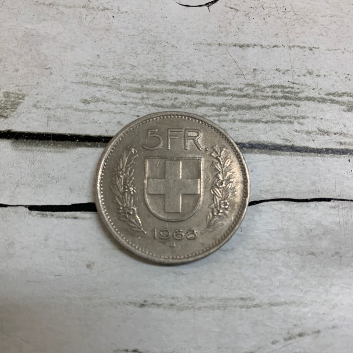 【傷や汚れあり】【長期保管品】スイス 5フラン ウイリアムテル 5FR 硬貨 1968年 古銭 外国コイン 5Franc コイン Swissの ...