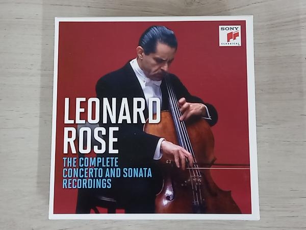 【やや傷や汚れあり】【CD】LEONARD ROSE THE COMPLETE CONCERTO AND SONATA RECORDINGSの ...