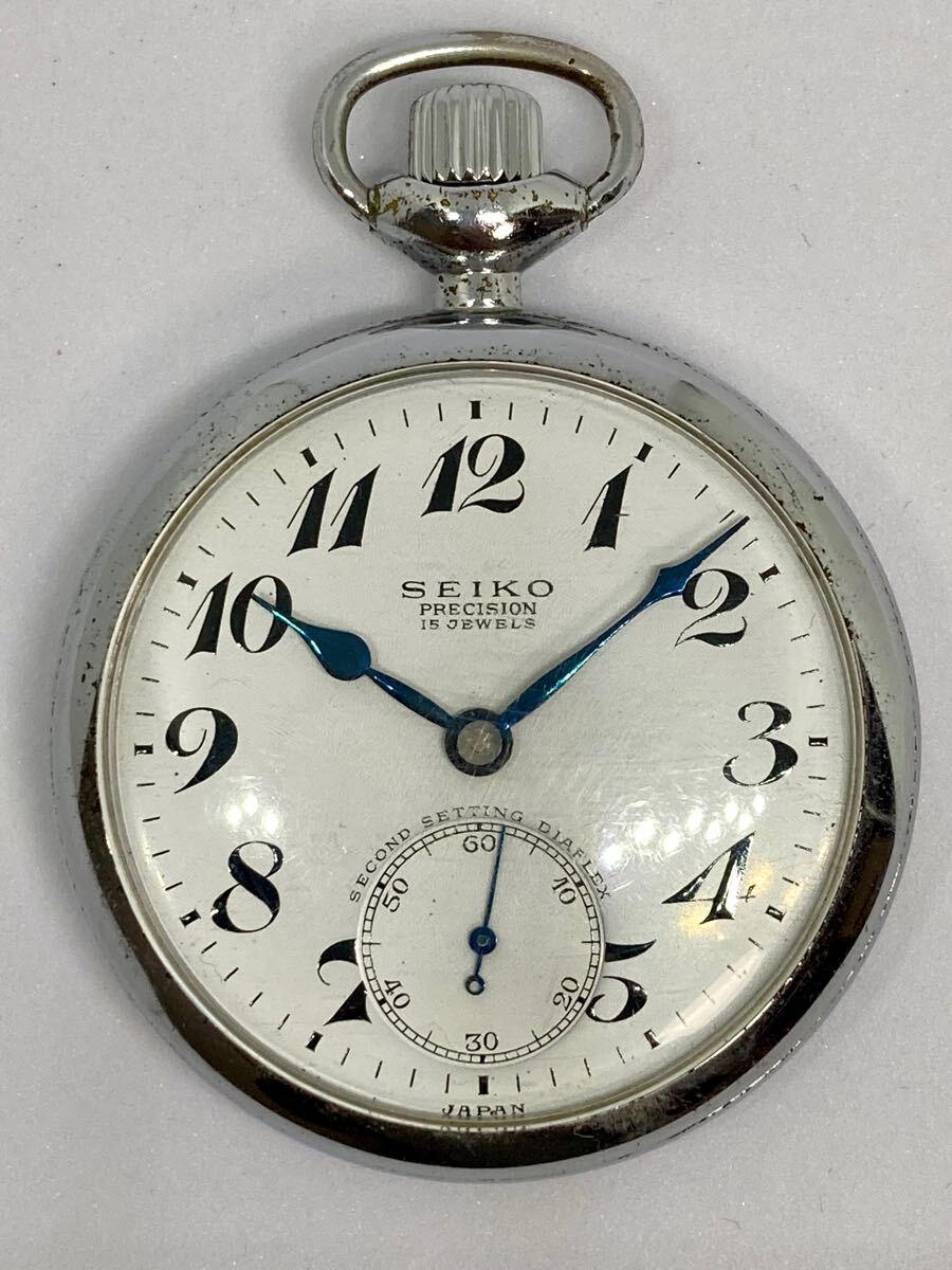 1円～ 鉄道時計 西武鉄道 セイコー SEIKO PRECISION 懐中時計 手巻き 鉄道用品 鉄道グッズ 当時物 ジャンクの落札情報詳細 - Yahoo!オークション落札価格検索 オークフリー
