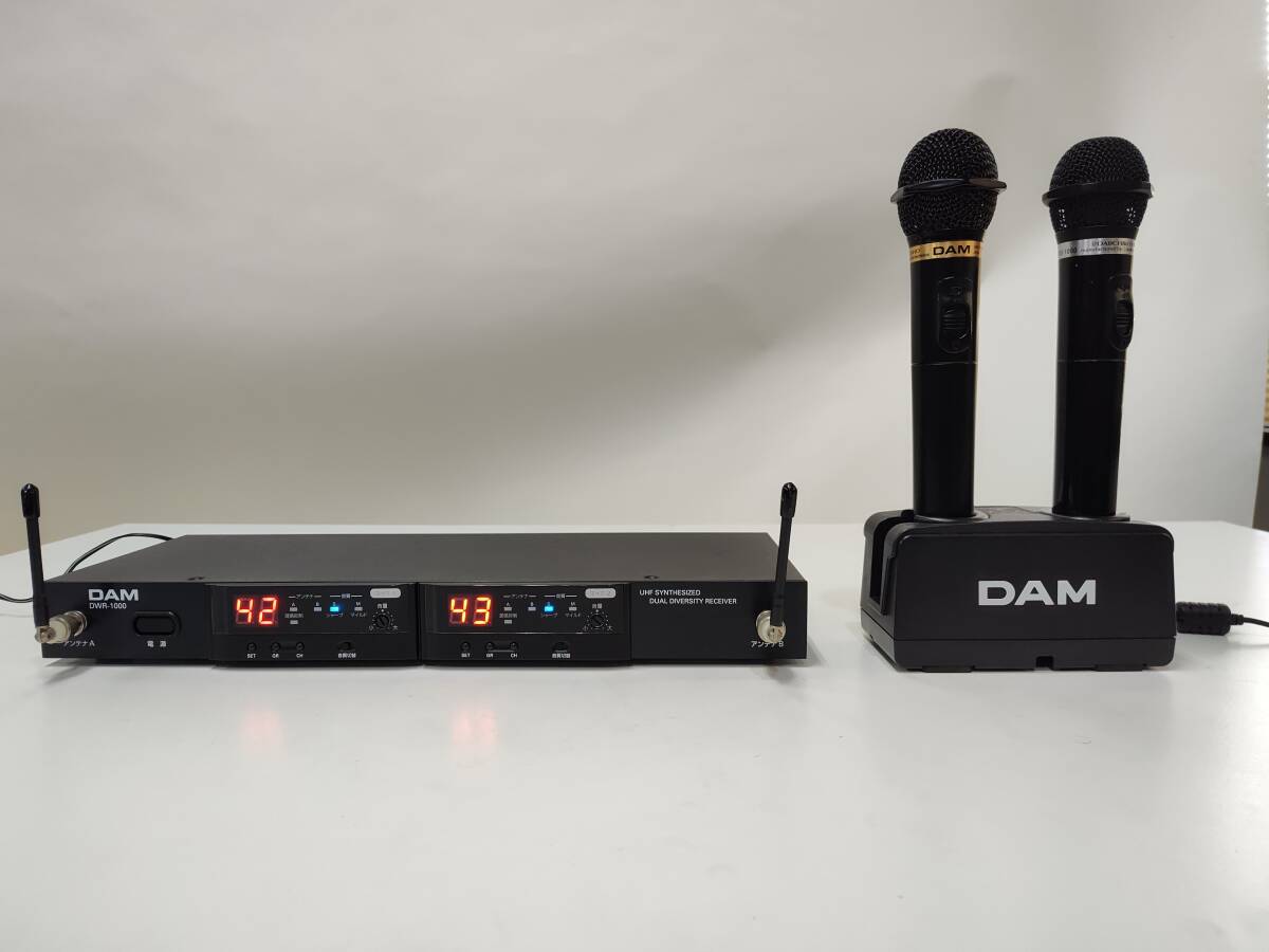 【傷や汚れあり】第一興商 ダム DAM 電波式ワイヤレスマイク DWR-1000 DWM-1000 DWC-2000 オーディオテクニカ製 セット 動作確認済み(9)の落札情報詳細 ...