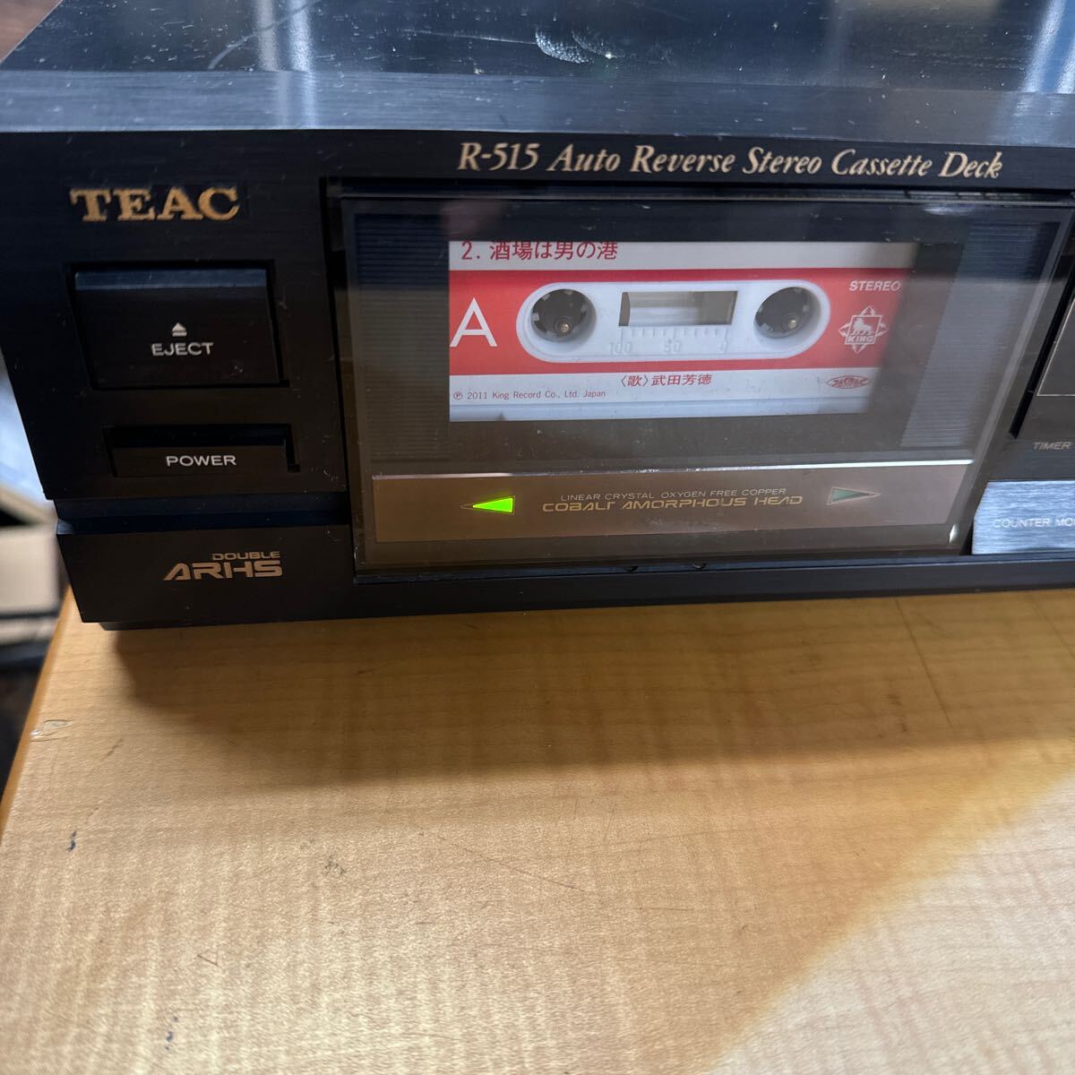 【傷や汚れあり】中古 TEAC カセットデッキ R-515 オートリバース ステレオカセットデッキ STEREO ティアックの落札情報詳細 ...